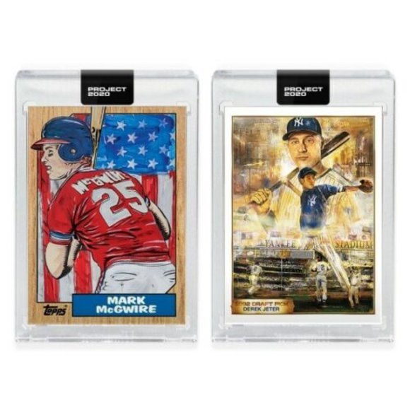 Topps | Other | Topps Project 220 Jeter Mcgwire Mlb Lot Set | Poshmark